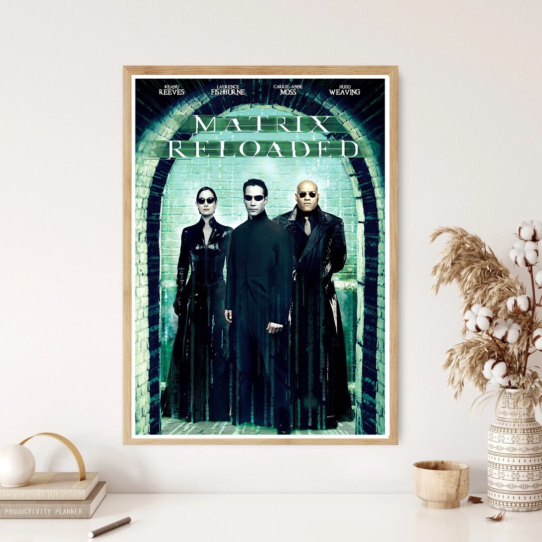 The Matrix Reloaded, Wall Print, Unframed A3/A4/A5, Poster, Art ...