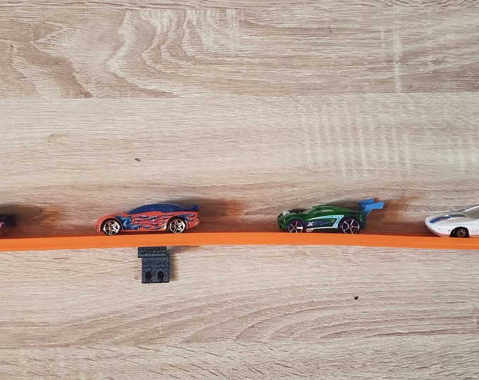 2-lane Wall Mounted Turn for Hot Wheels Tracks - Toy Car Track ...
