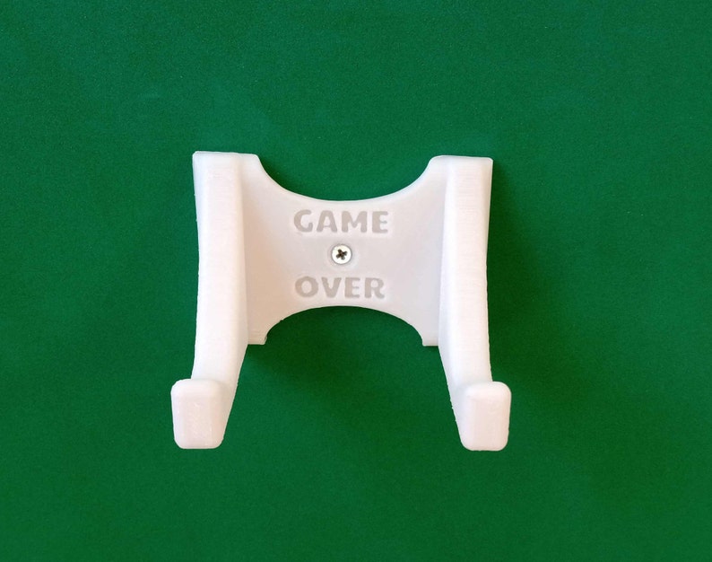 Universal Gaming Controller Wall Mount 3D Printed Holder Stand Shelf ...