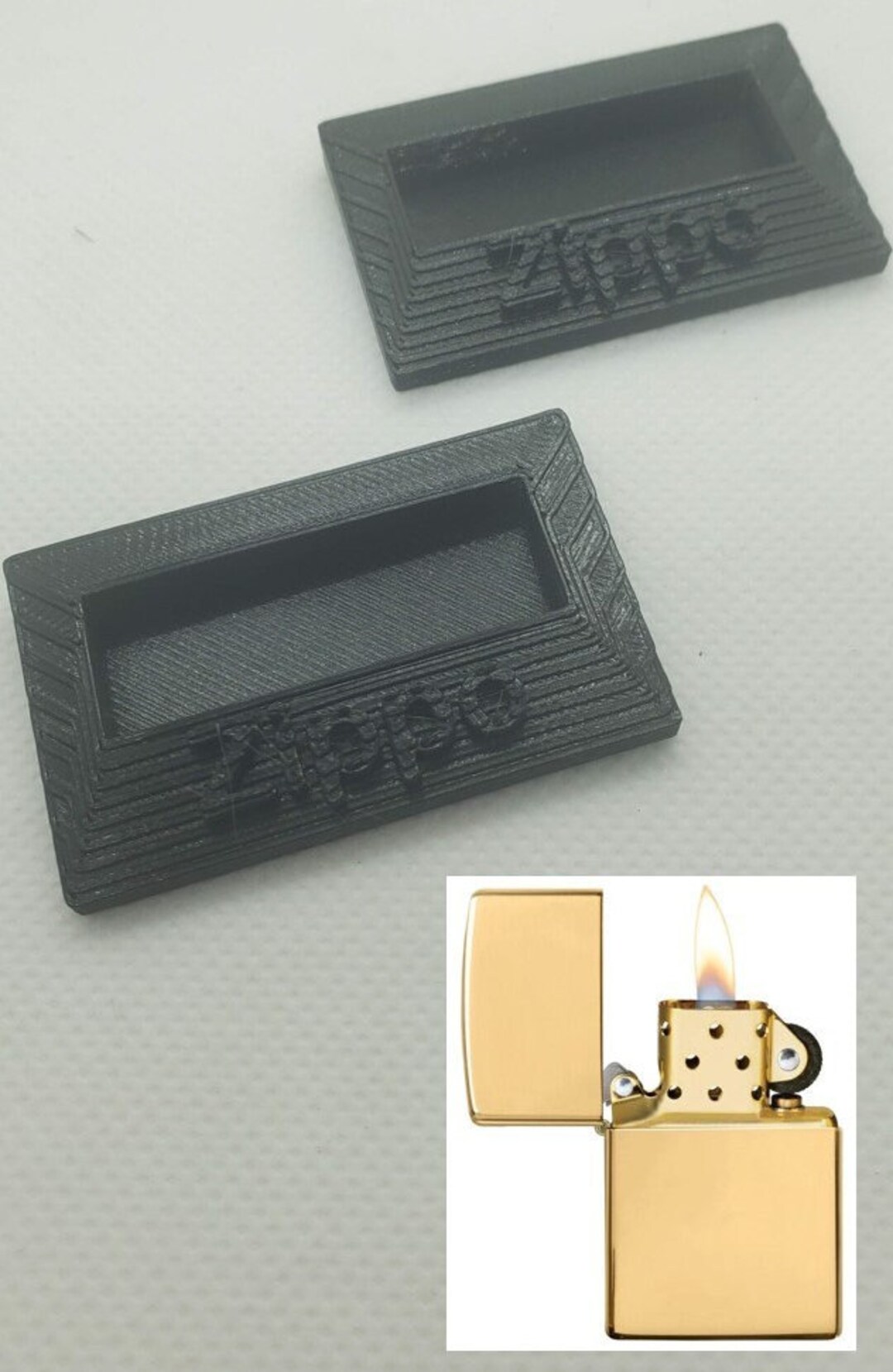 Zippo Lighter Display Stand 2-pack Holder With Sturdy Base for ...