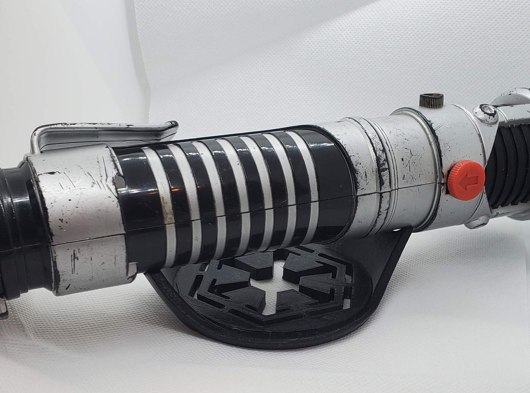 Simple Jedi or Galactic Empire Horizontal Lightsaber Display Stand ...