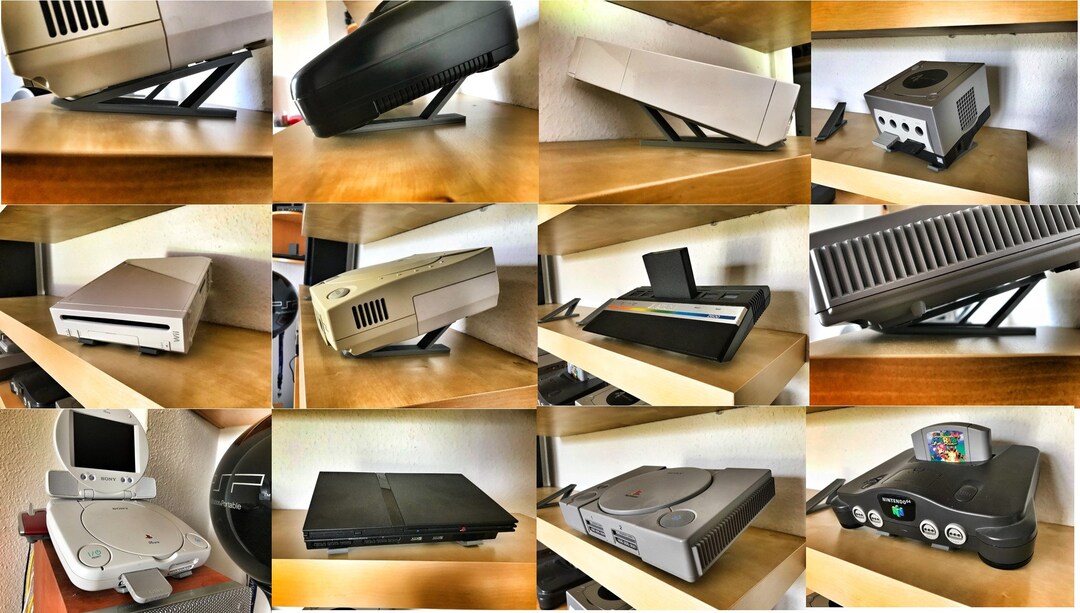 Console Display Stand for Nintendo Console, SNES, Sega Vintage ...