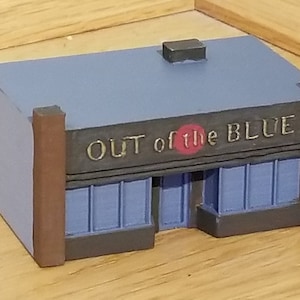 N Scale One Story Main Street Shop White Unpainted - Etsy