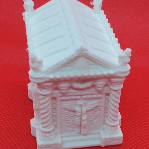 HO and N Scale Graveyard Crypt Tomb Mausoleum Grave White-unpainted ...