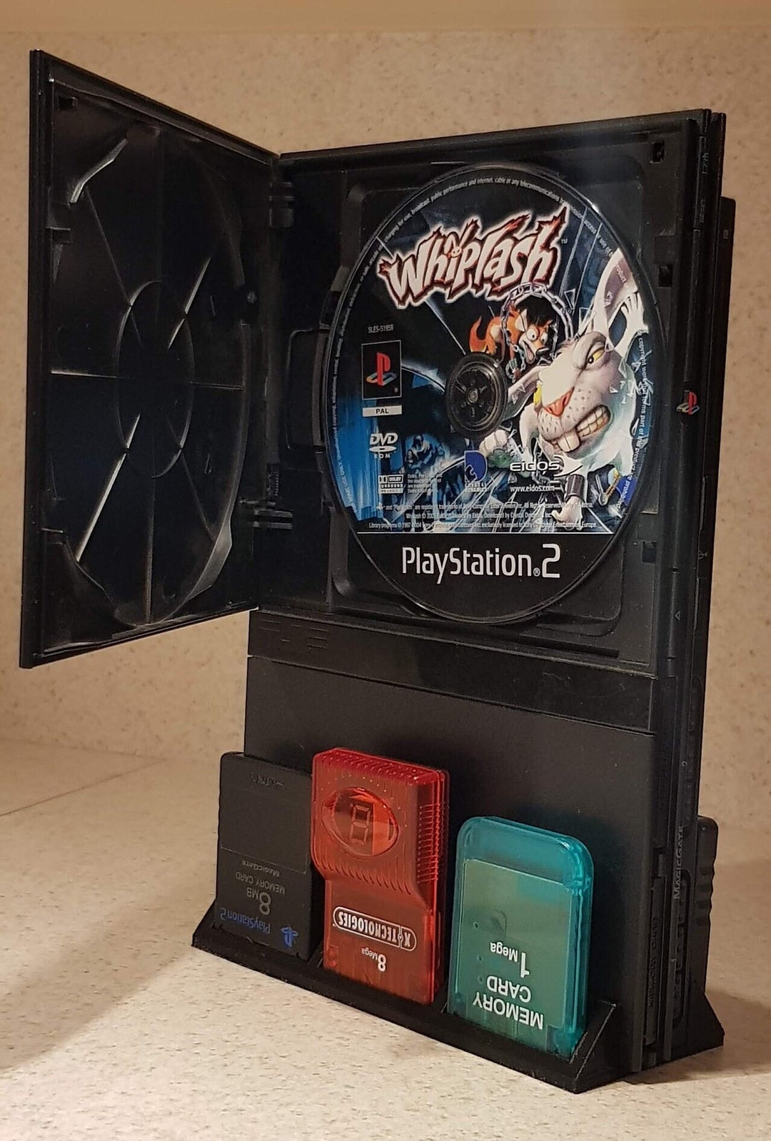 Vertical Stand Dock With Memory Card Slots for PS2 Slim Console - Etsy