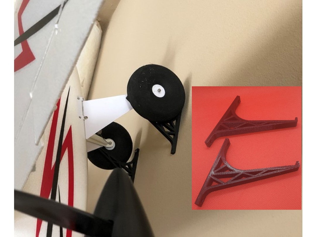 Wall Mount Hanger for RC Airplane Wheels / Landing Gear - Medium ...