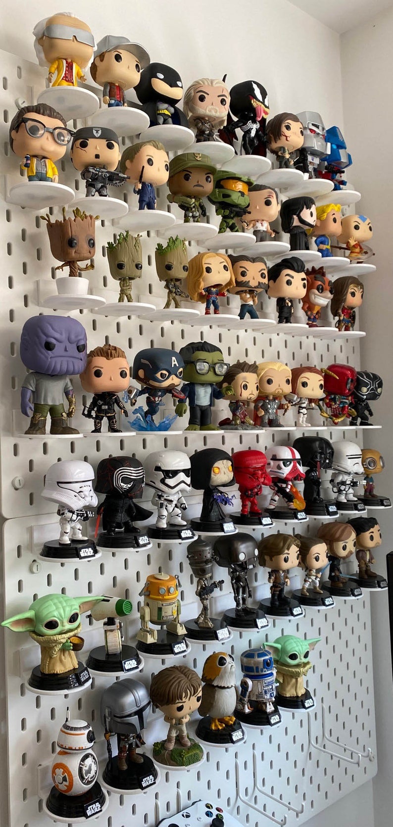 Funko Pop Ikea Skadis Peg Board Small Wall Stand / Wall Mount / Shelf ...