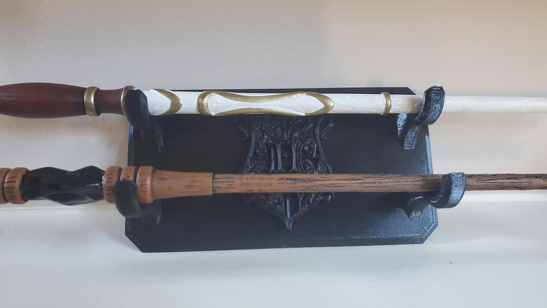 Wall Mount for 2 Wizarding Wands, Wizard Movie Holds Potter Wands - Etsy