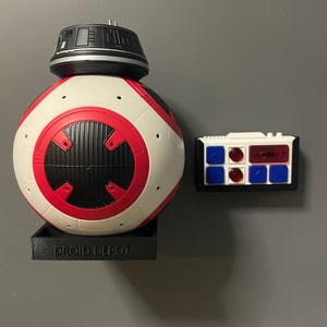 Wall Mount for BB8 Droid Depot Star Wars Galaxy’s Edge With Remote ...