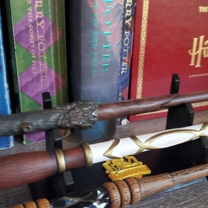 For 3 Wizarding Wands Holder Display Stand Wizard Movie Holds Harry ...