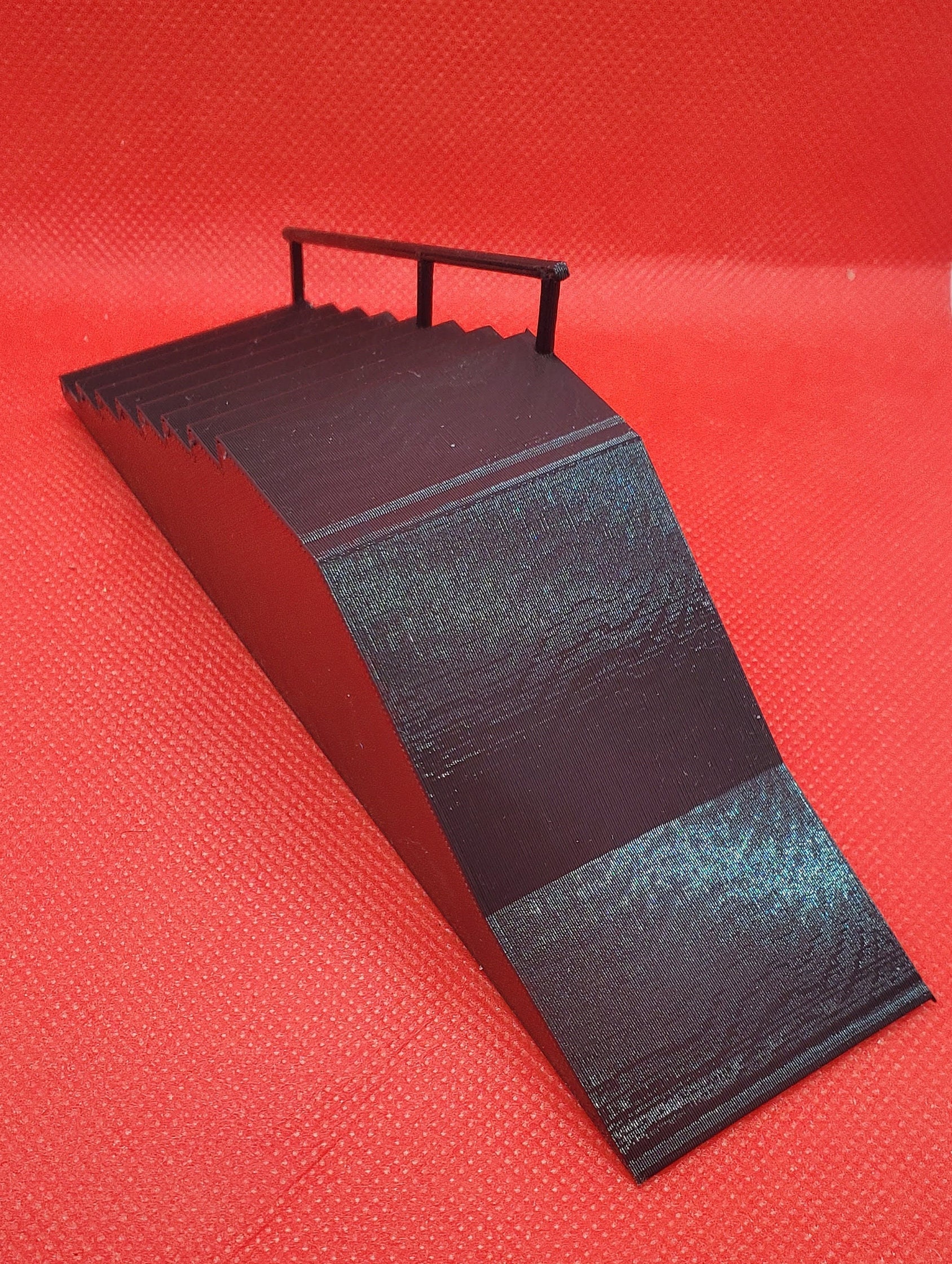 Tech Deck Fingerboard Skate Park Ramp With Stairs and Rail - Etsy