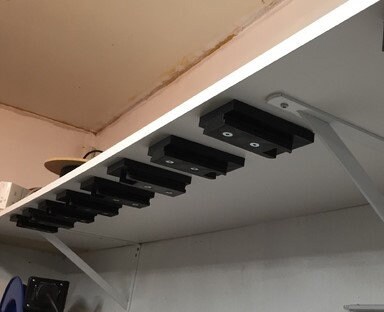 Milwaukee M18 Battery Slot Tool Holder Mount - Etsy