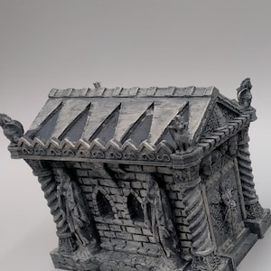 HO and N Scale Graveyard Crypt Tomb Mausoleum Grave White-unpainted ...