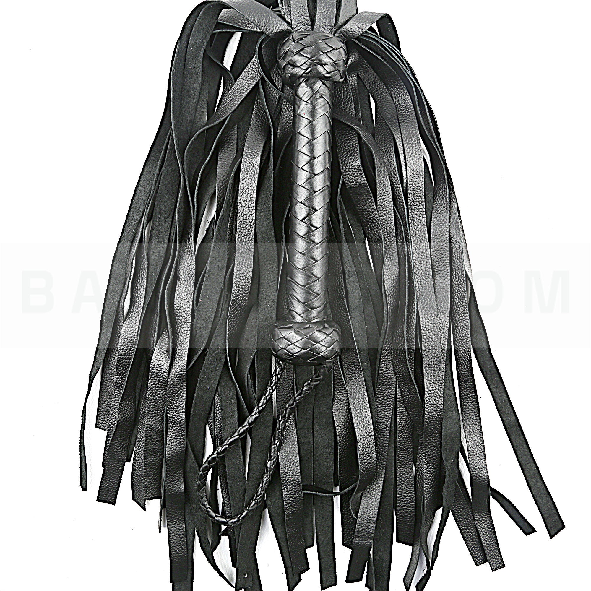 Premium Genuine Cowhide Leather Flogger 50 Falls / Tails Heavy Duty Cat ...