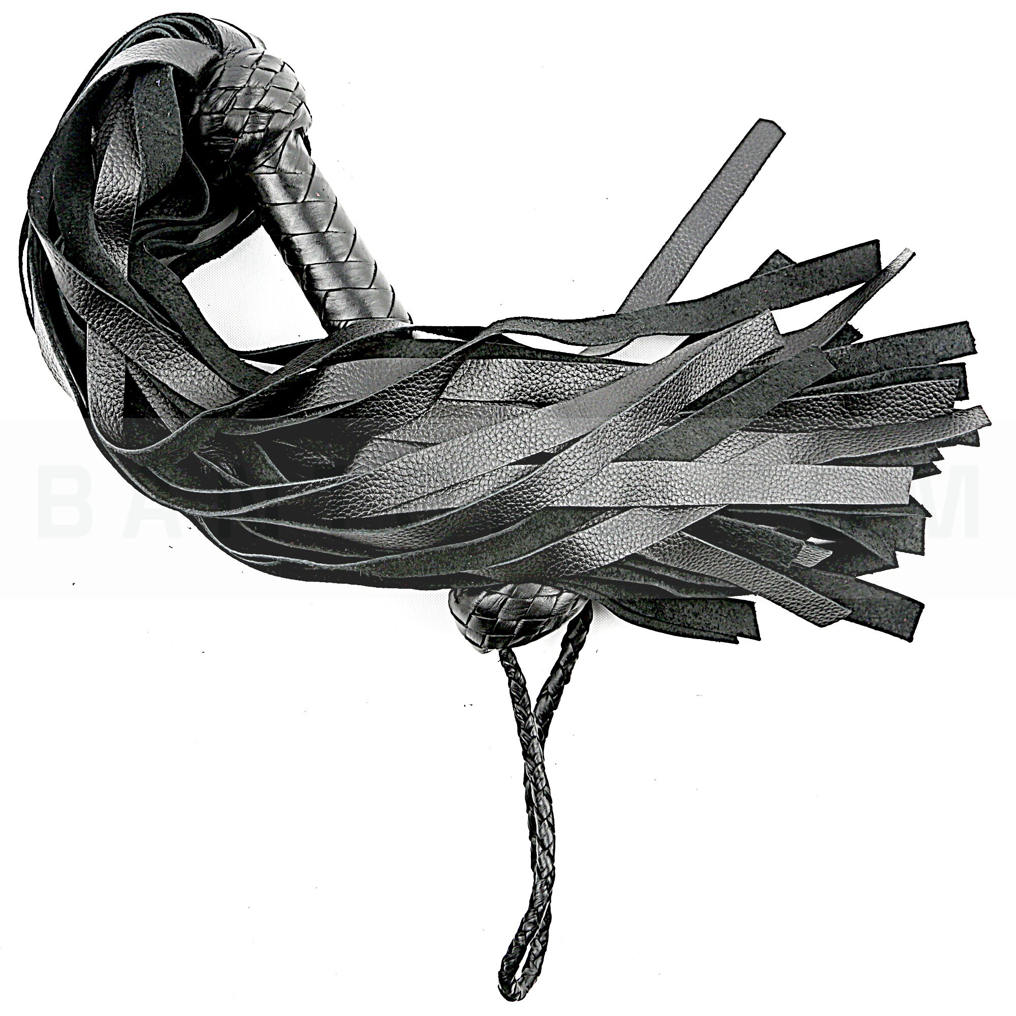 Premium Genuine Cowhide Leather Flogger 50 Falls / Tails Heavy Duty Cat ...