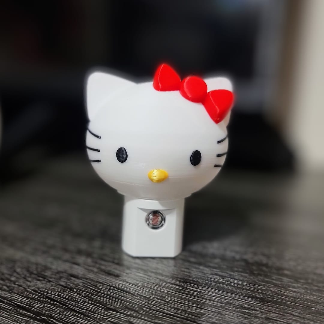 Hello Kitty Night Light - Etsy
