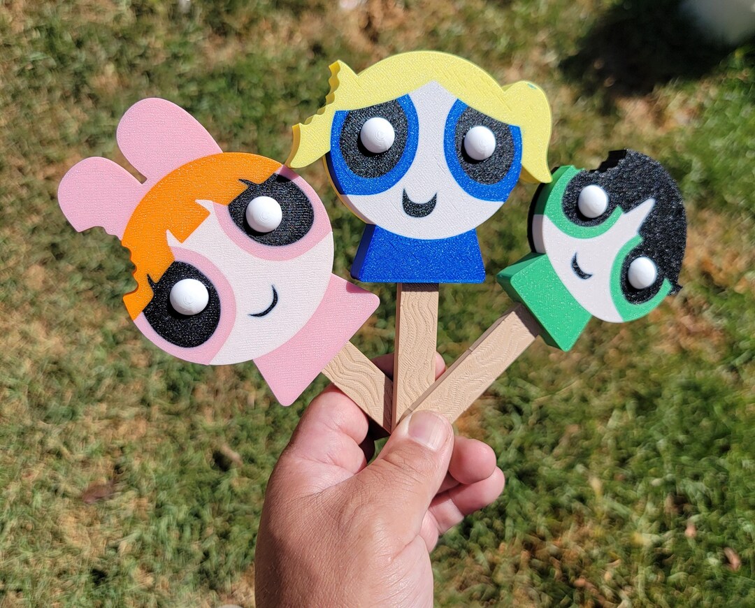 PPG Character Retro Popsicles - Etsy