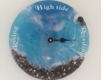 Tide Clock Face, Nautical Clock Face Design. Ocean Tides, Clock ...
