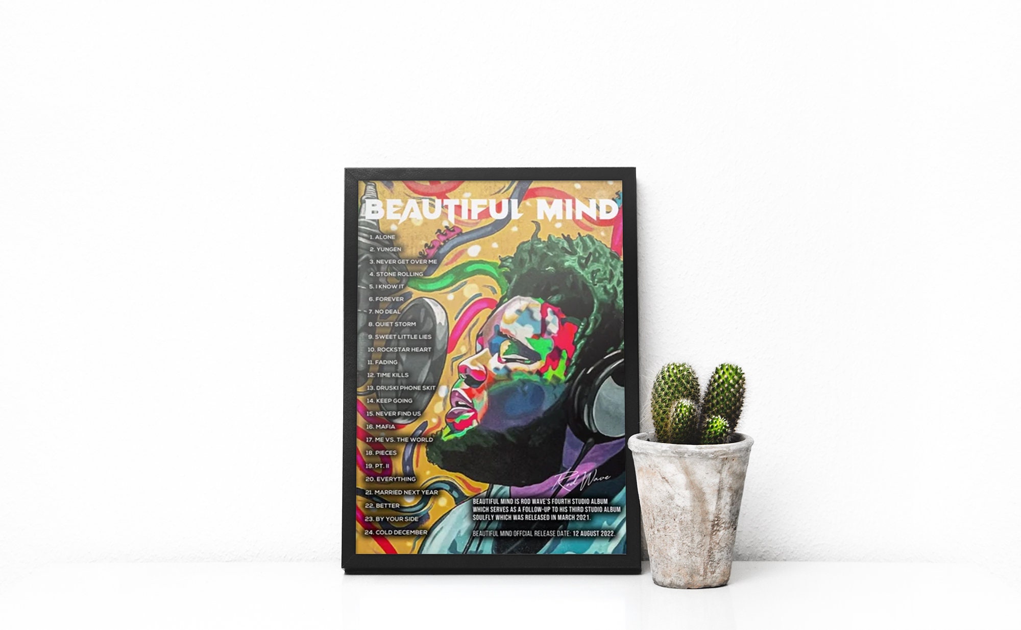 2023 RodWave Beautiful Mind Album Posters sold by William eriwala ...