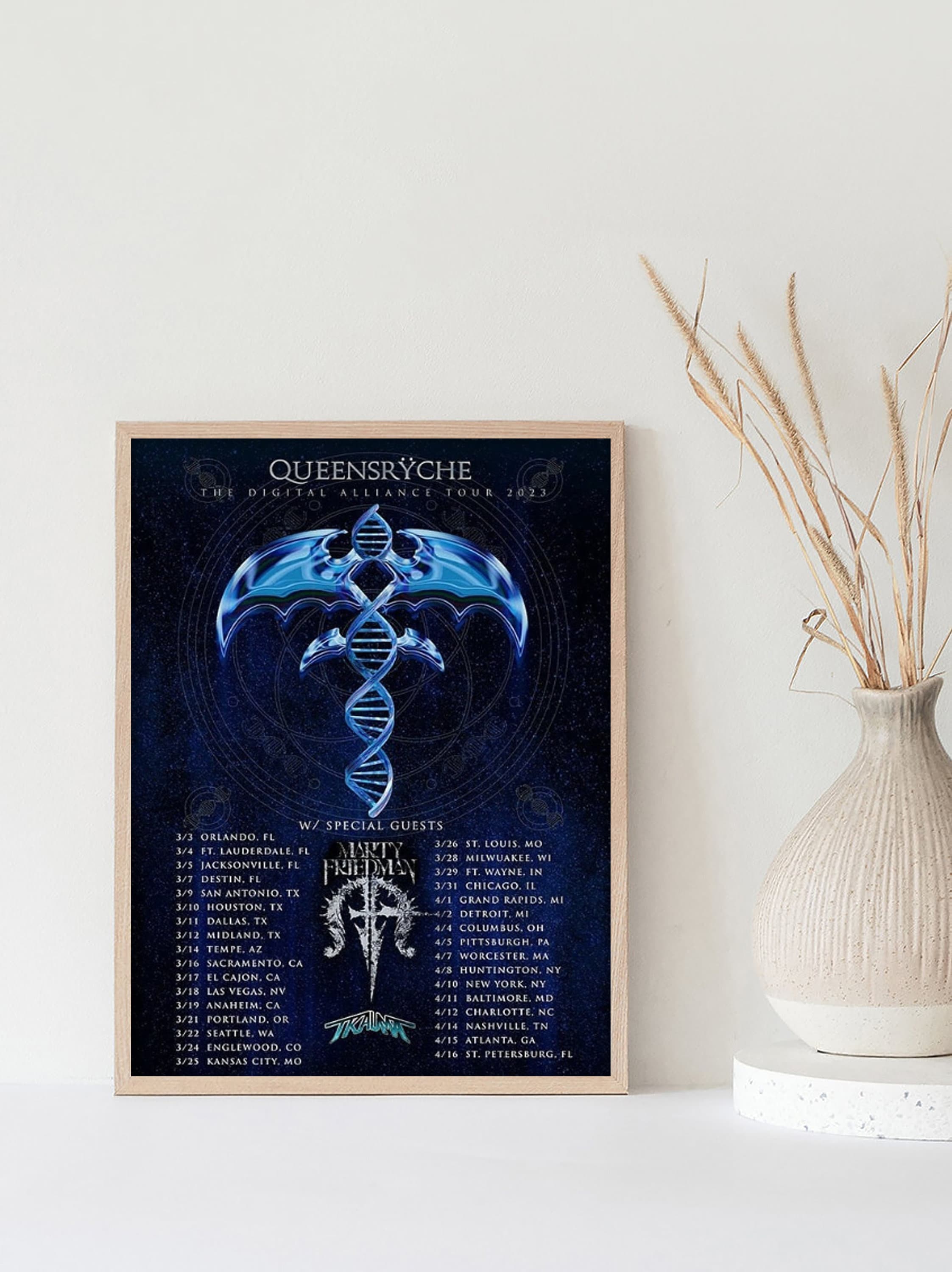 Queensryche Tour 2023 Poster