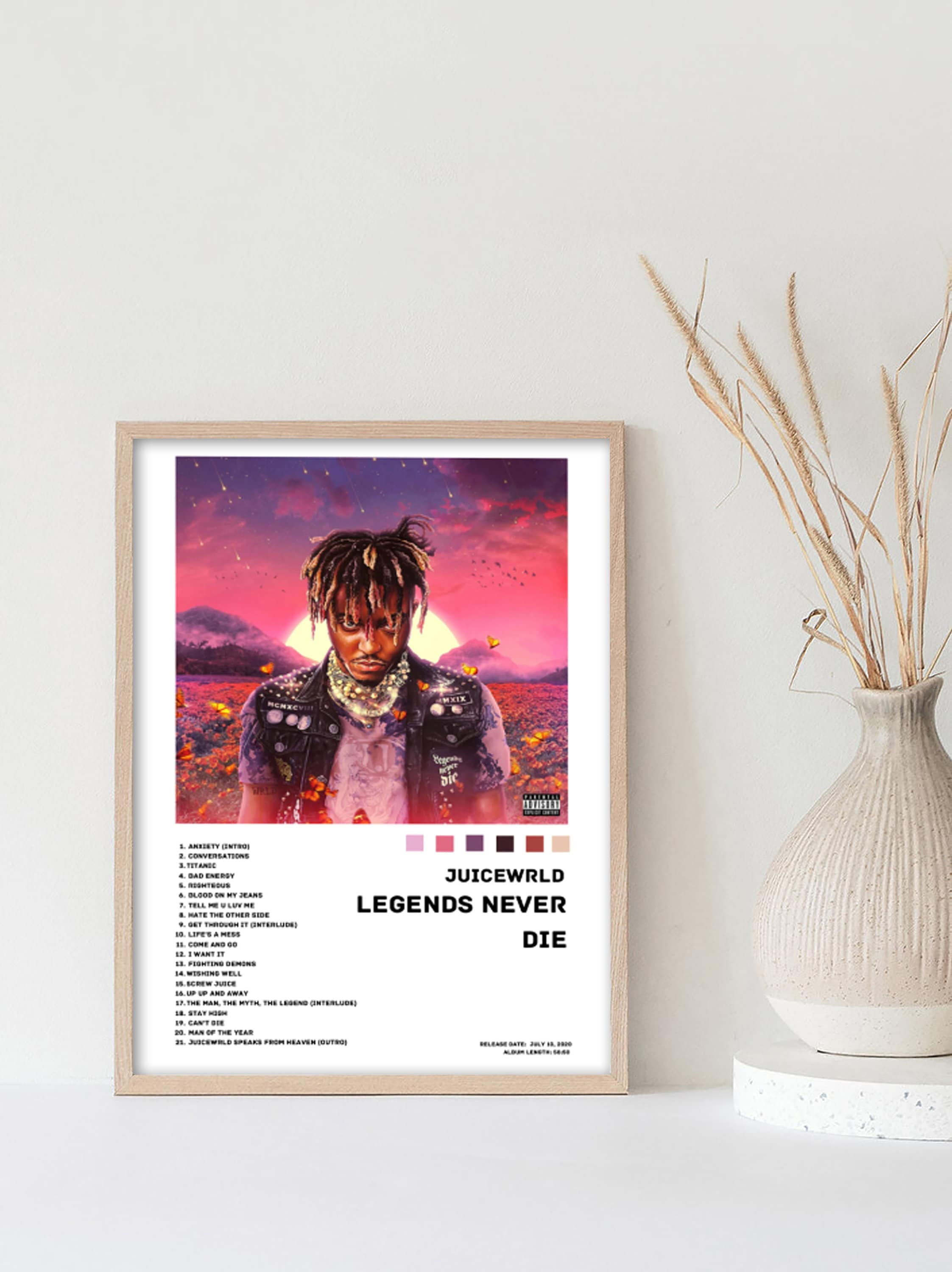 Legends Never Die Album Cover Print - Album Poster