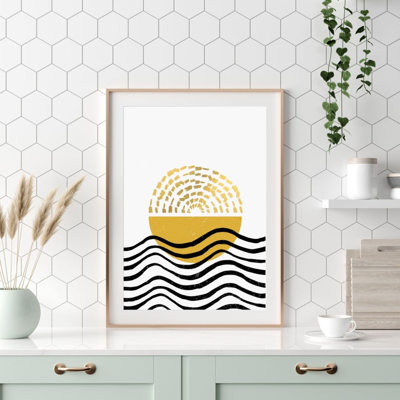 Printable Boho Wall Art, Home Decor, Modern Boho Design, Printable Art ...