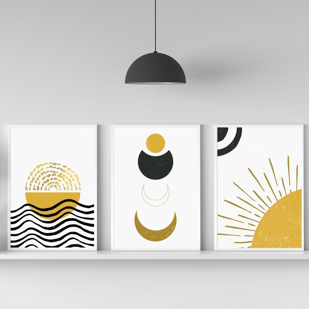 Printable Boho Wall Art, Home Decor, Modern Boho Design, Printable Art ...