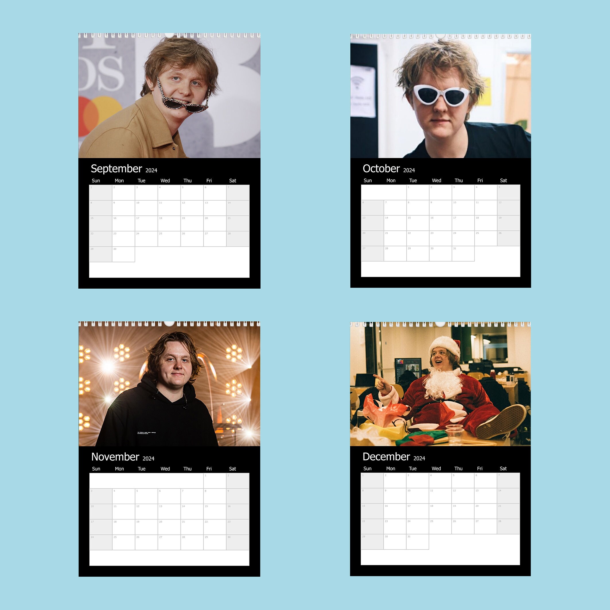 Lewis Capaldi Calendar A4 Wall Calendar Planner 2024, Celebrity Wall ...