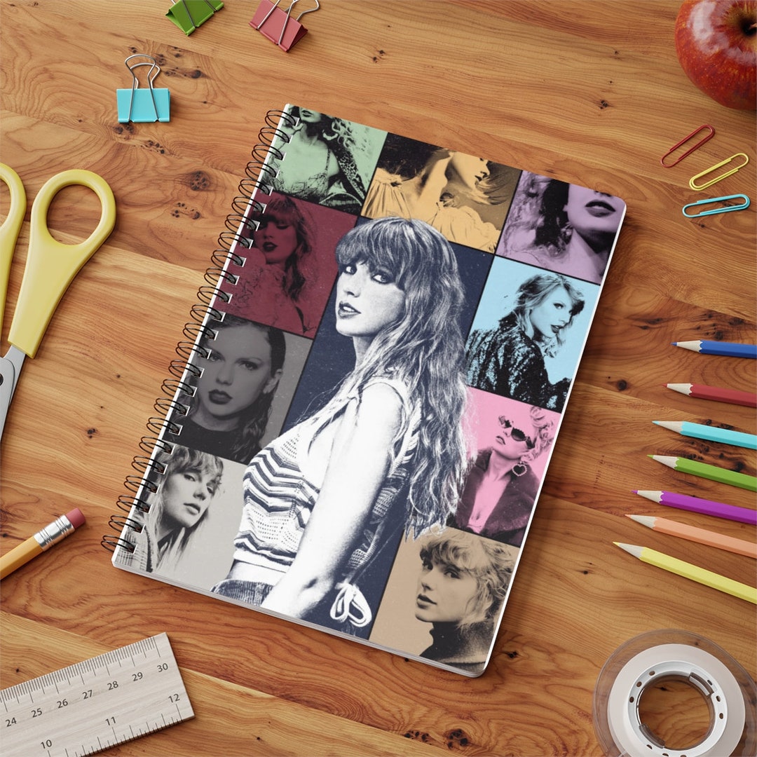 Taylor Swift Notebook, Eras Inspired Wirebound, Notepad, A5, Mothers ...