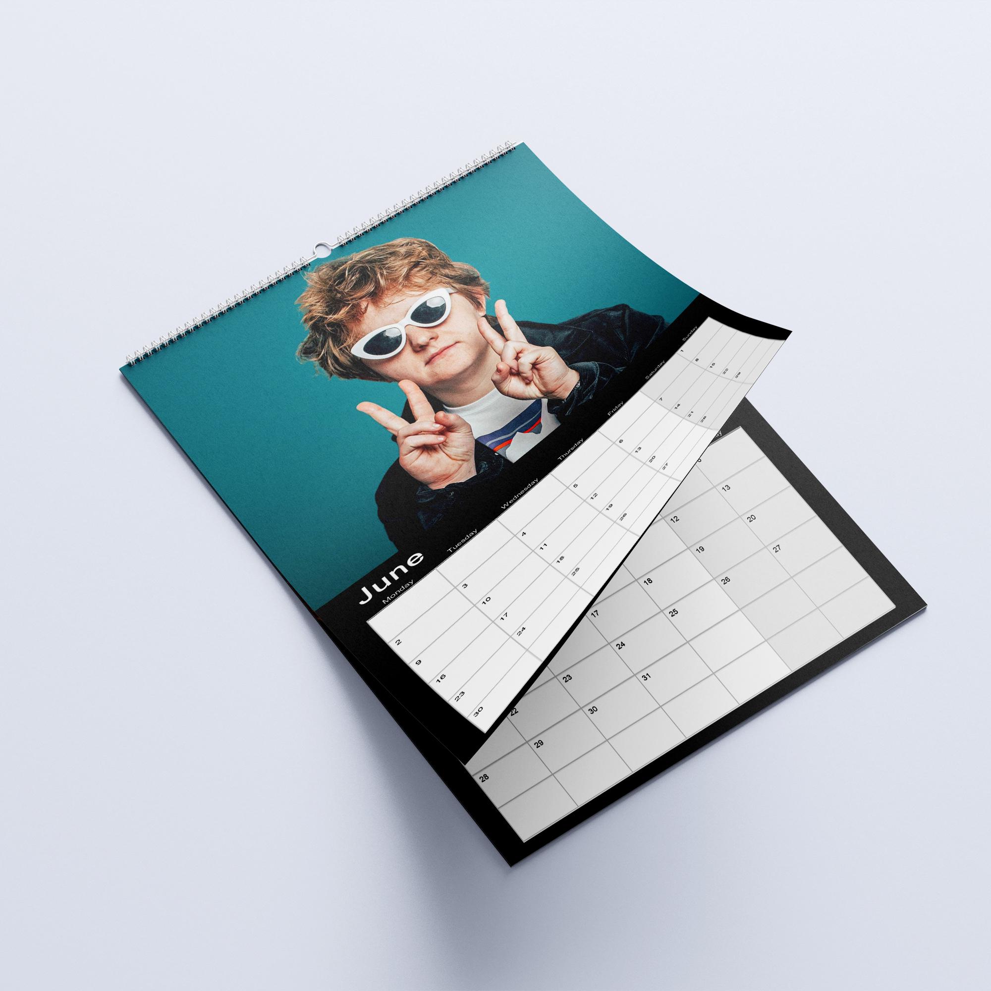 Lewis Capaldi Calendar A4 Wall Calendar Planner 2026, Celebrity Wall ...