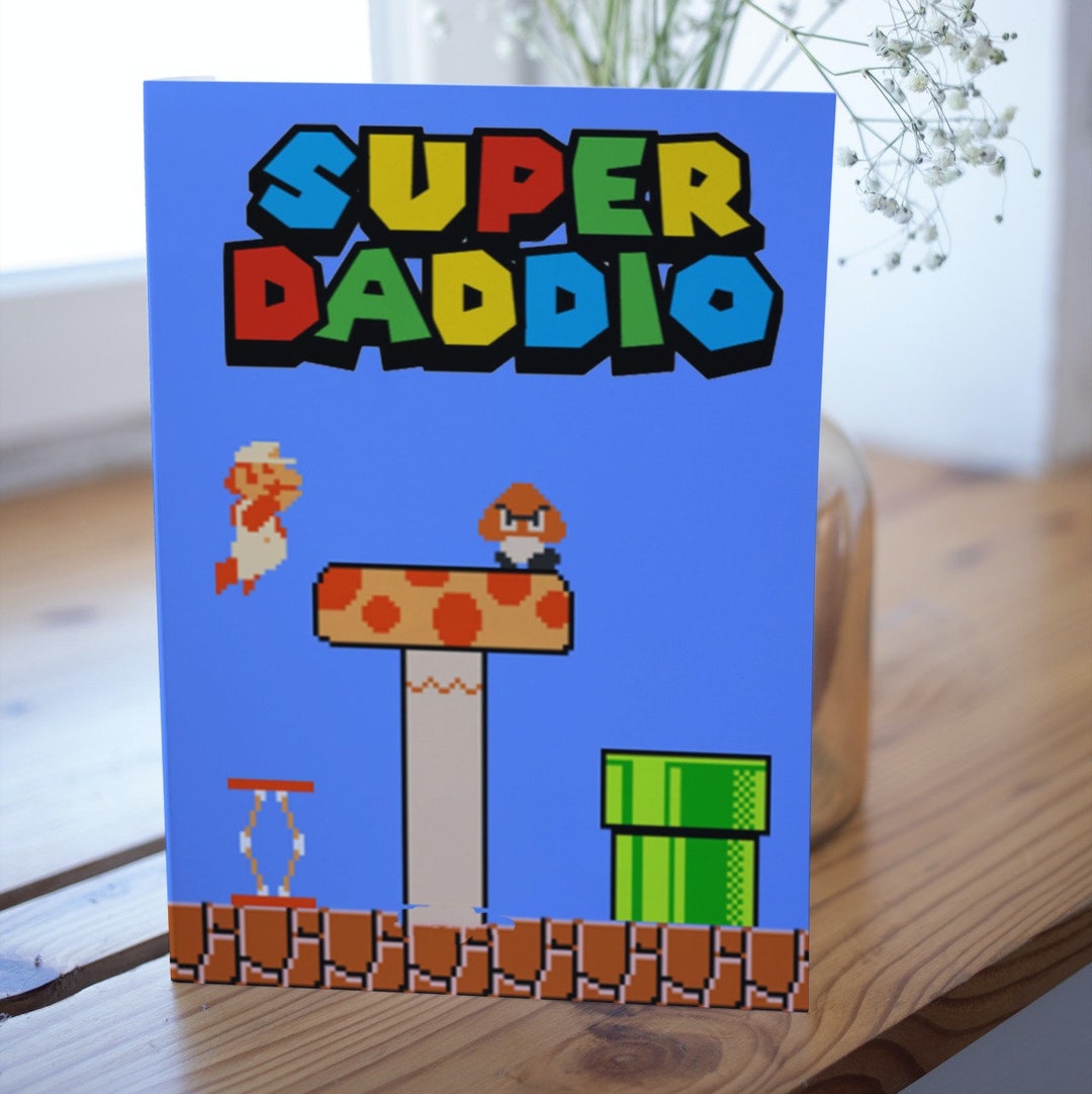 Super Daddio Fathers Day Card, Greeting Card, Father's Present, Daddy ...