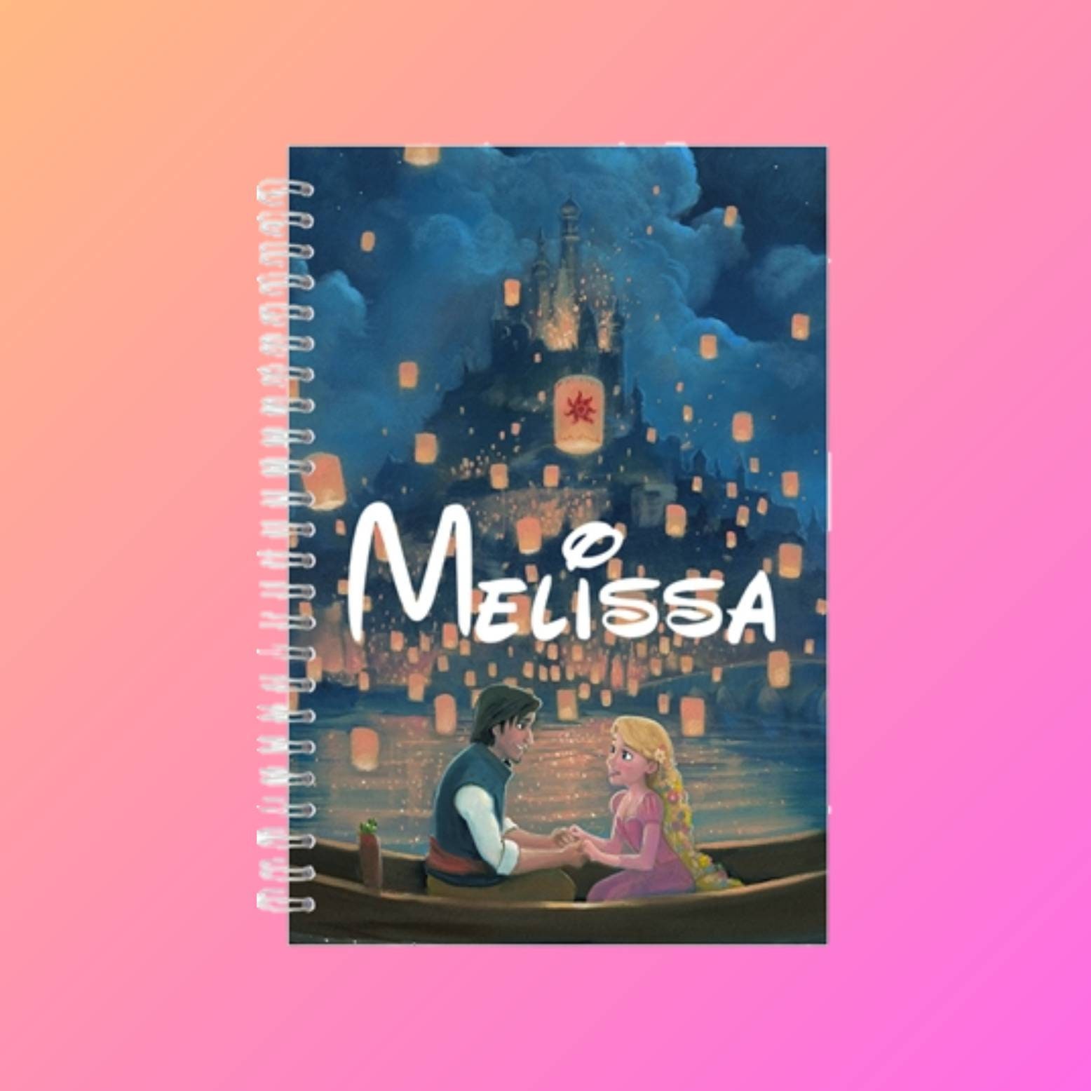 Personalised Tangled Notebook, Rapunzel Notebook, A5, Great Birthday or ...