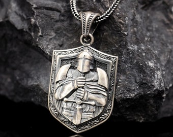 Templar Necklace Men - Etsy