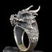 Dragon Ring Men,oxidized Dragon Ring,men Dragon Silver Ring,handmade ...