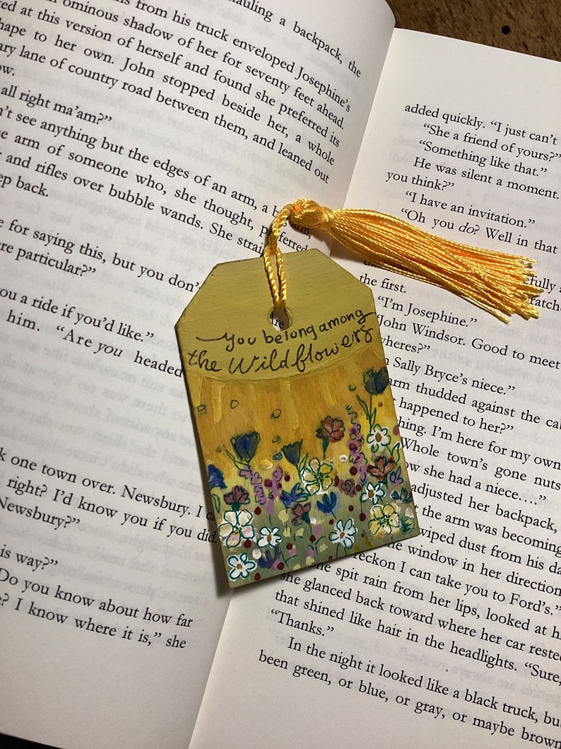 Hand-painted Bookmarks - Etsy