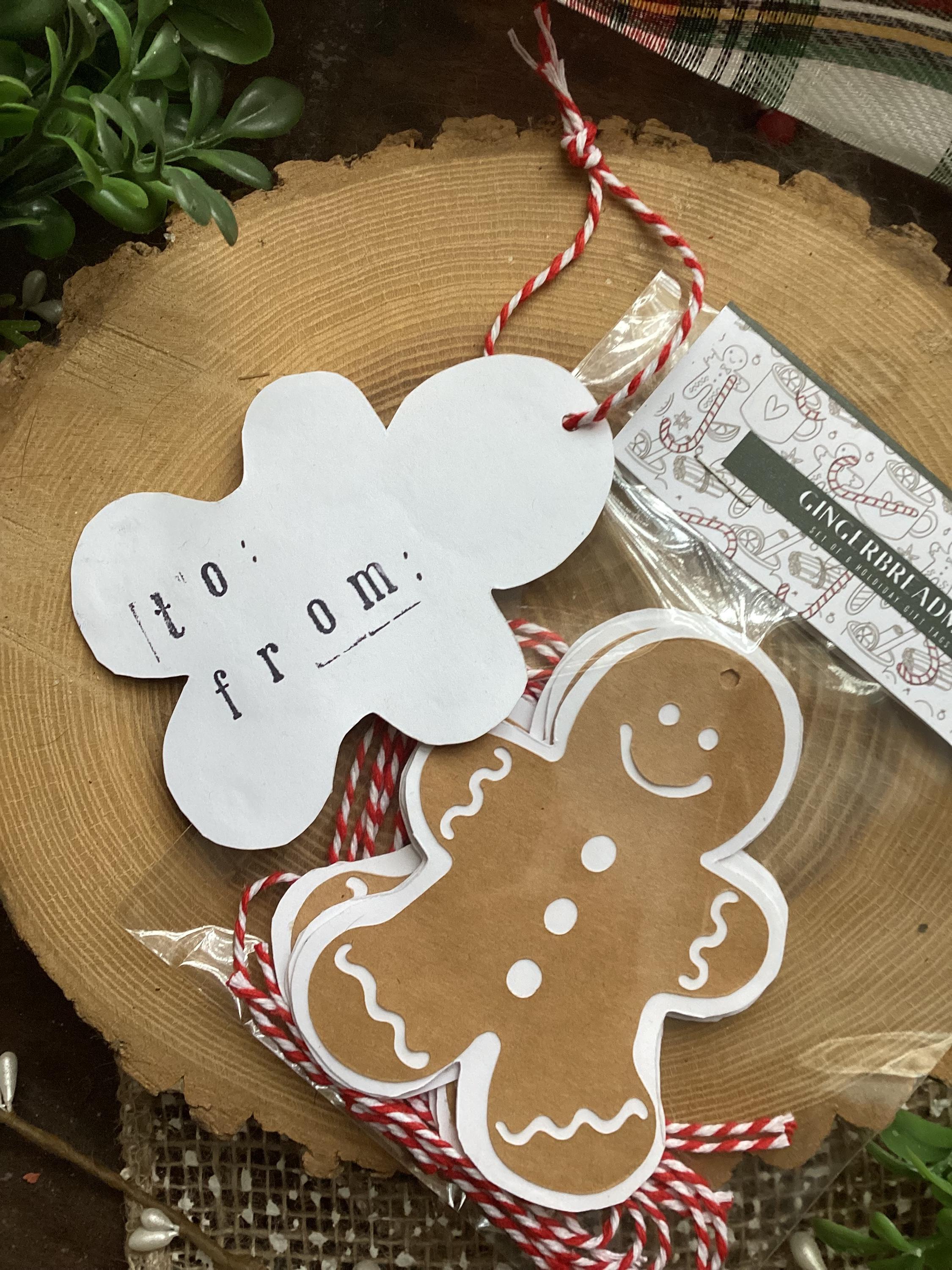 Gingerbread Shaped Gift Tags - Etsy