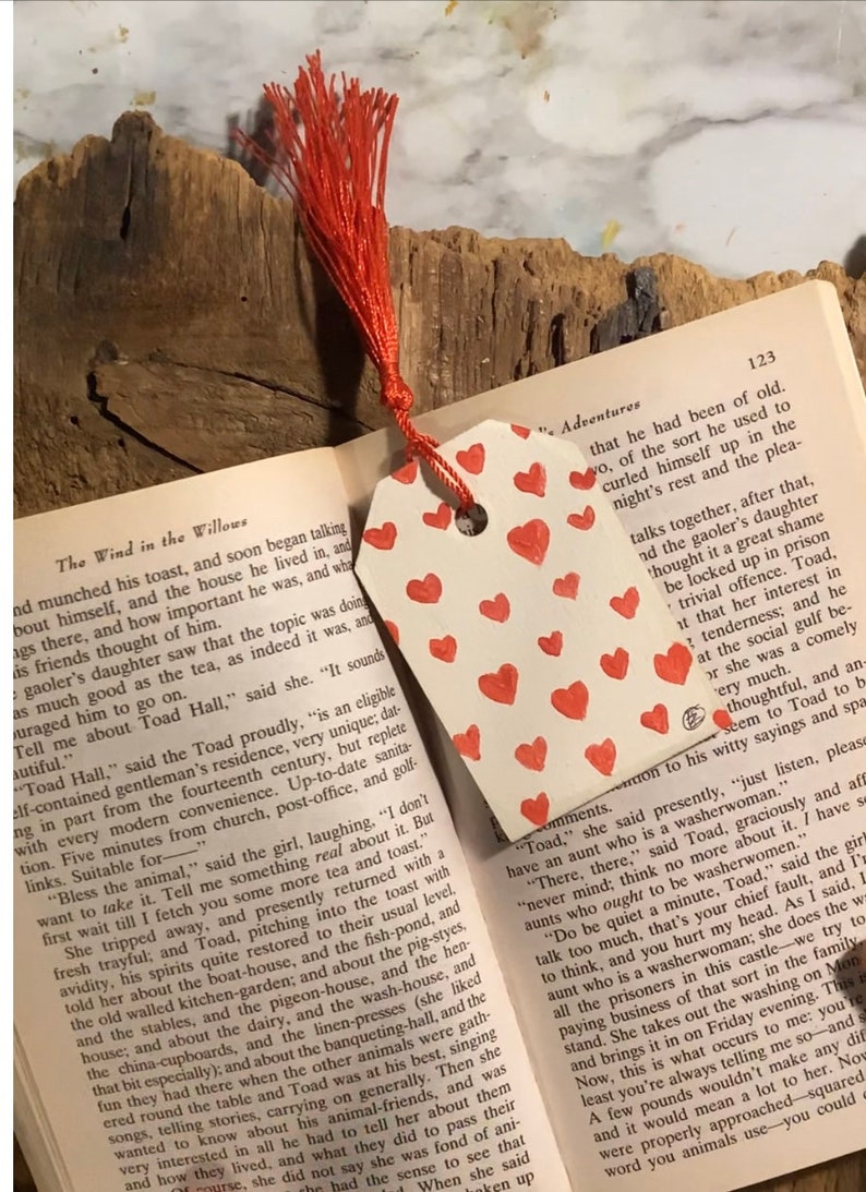Hand-painted Bookmarks - Etsy