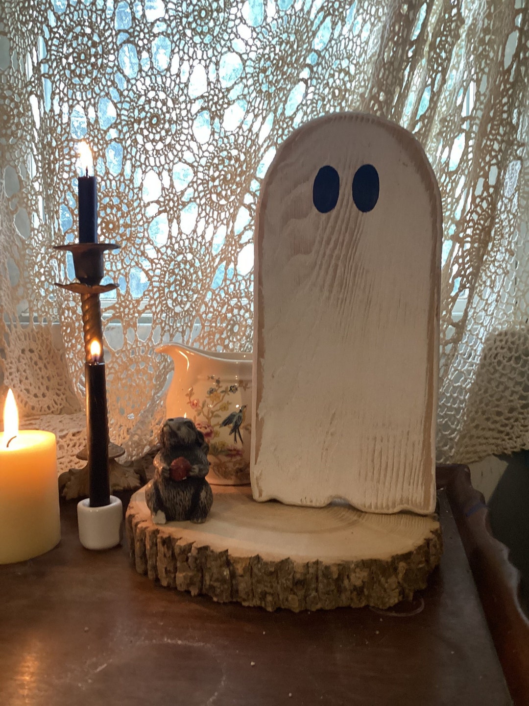 Wooden Ghost Decor - Etsy