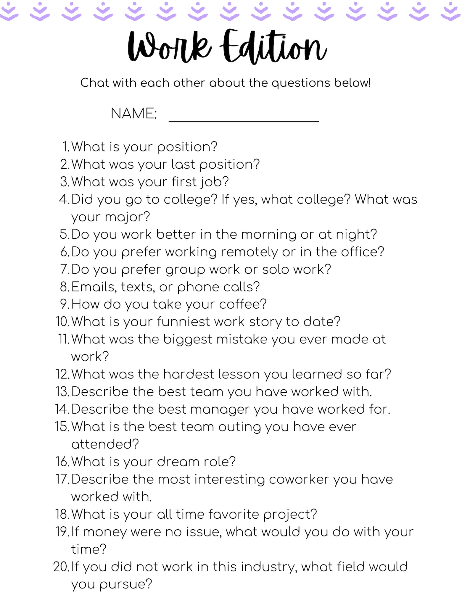 Office Party Game, Work Party Game, Team Building Game, Work Retreat ...