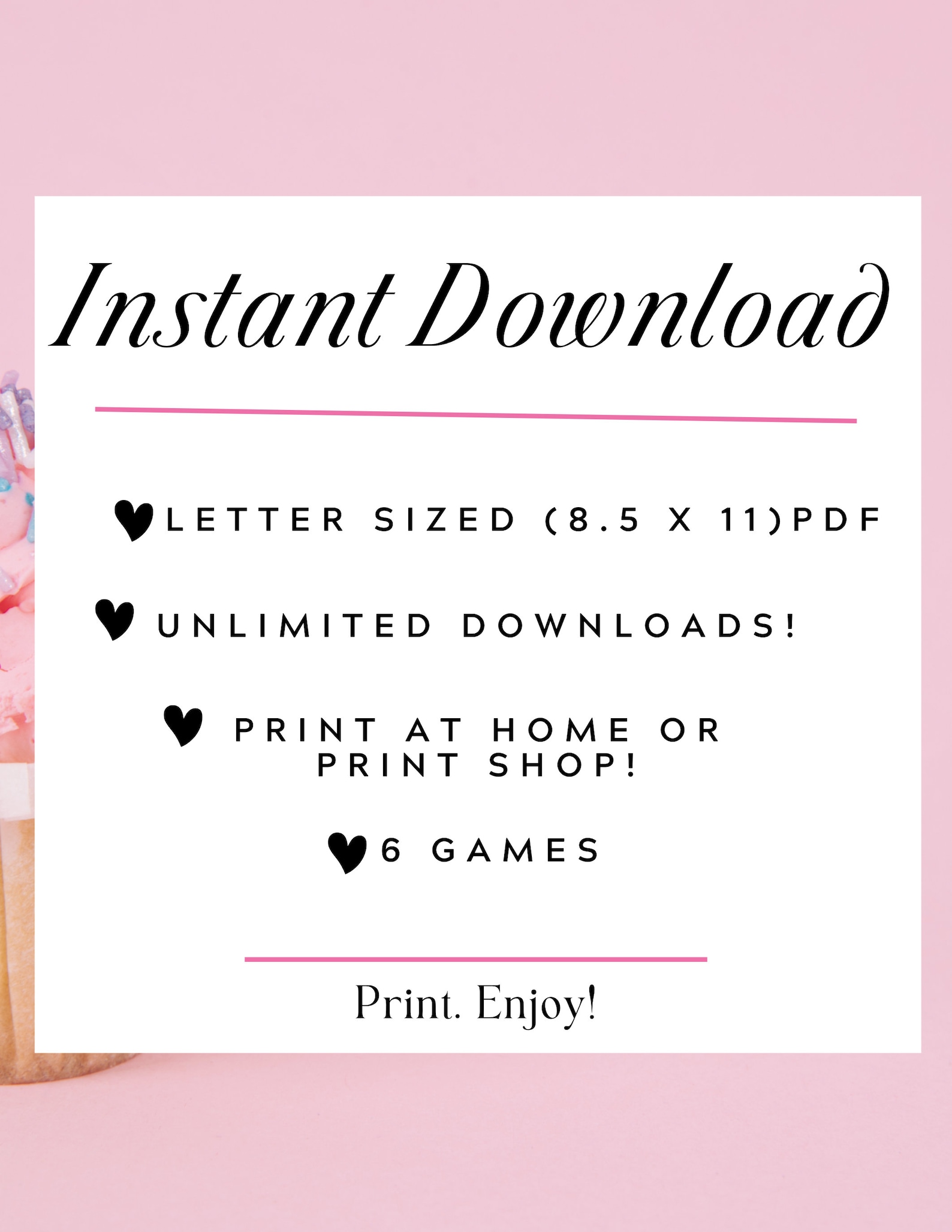 Printable Birthday Games for Her Birthday Party Game Bundle Instant ...