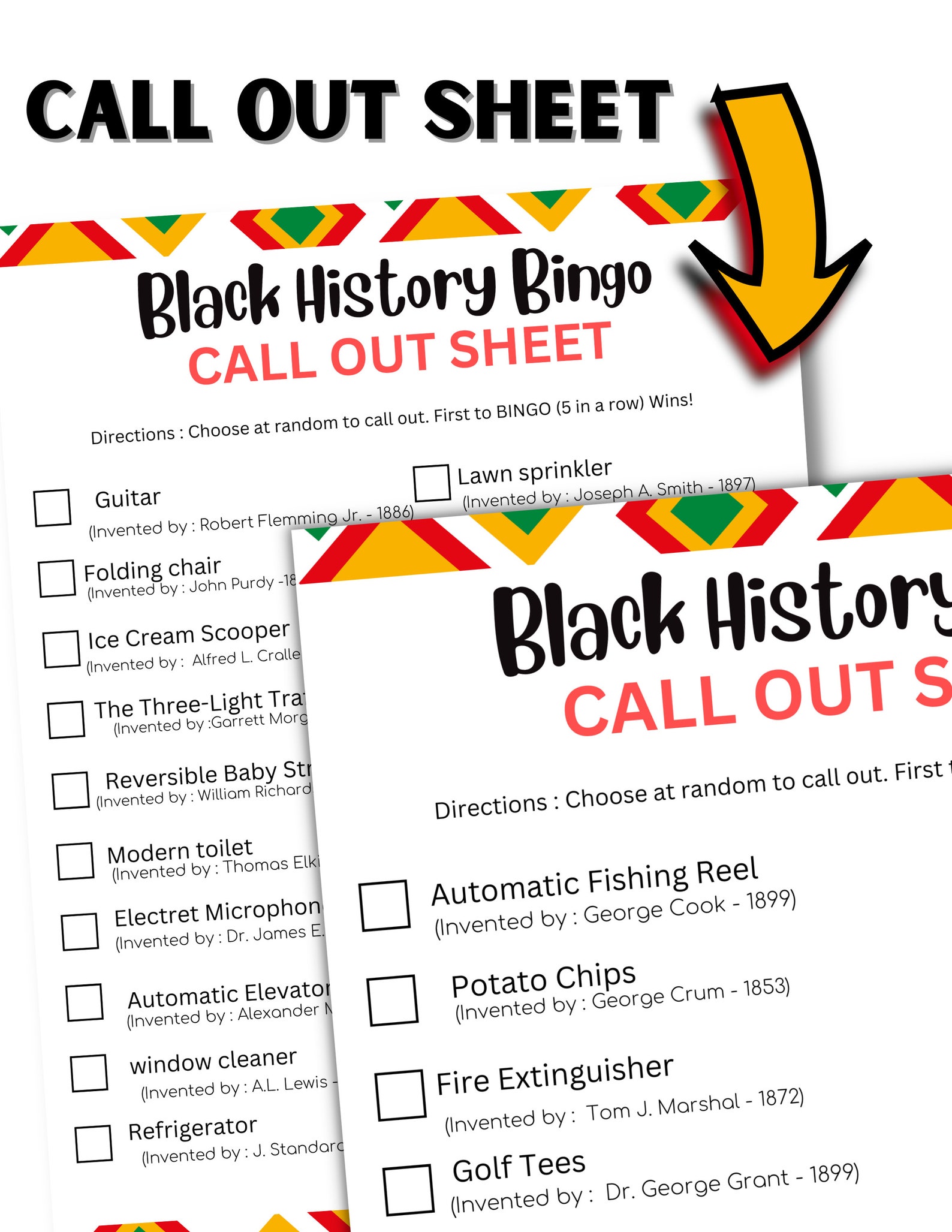 Black History Month Bingo, Black History Month Games, Black History ...
