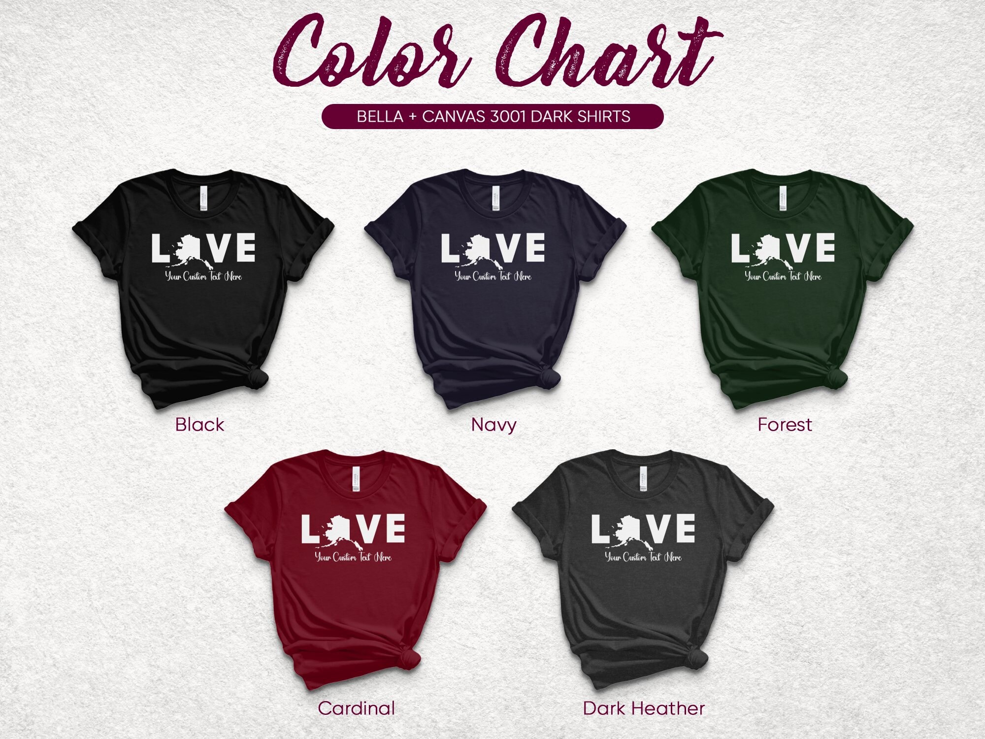 Personalized Unique Alaska Love Map Graphic Sweatshirt, Alaska Trip ...