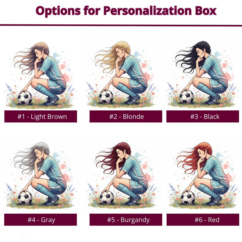 Soccer Girl Ornament, Personalized Soccer Christmas Ornament, Gift for ...