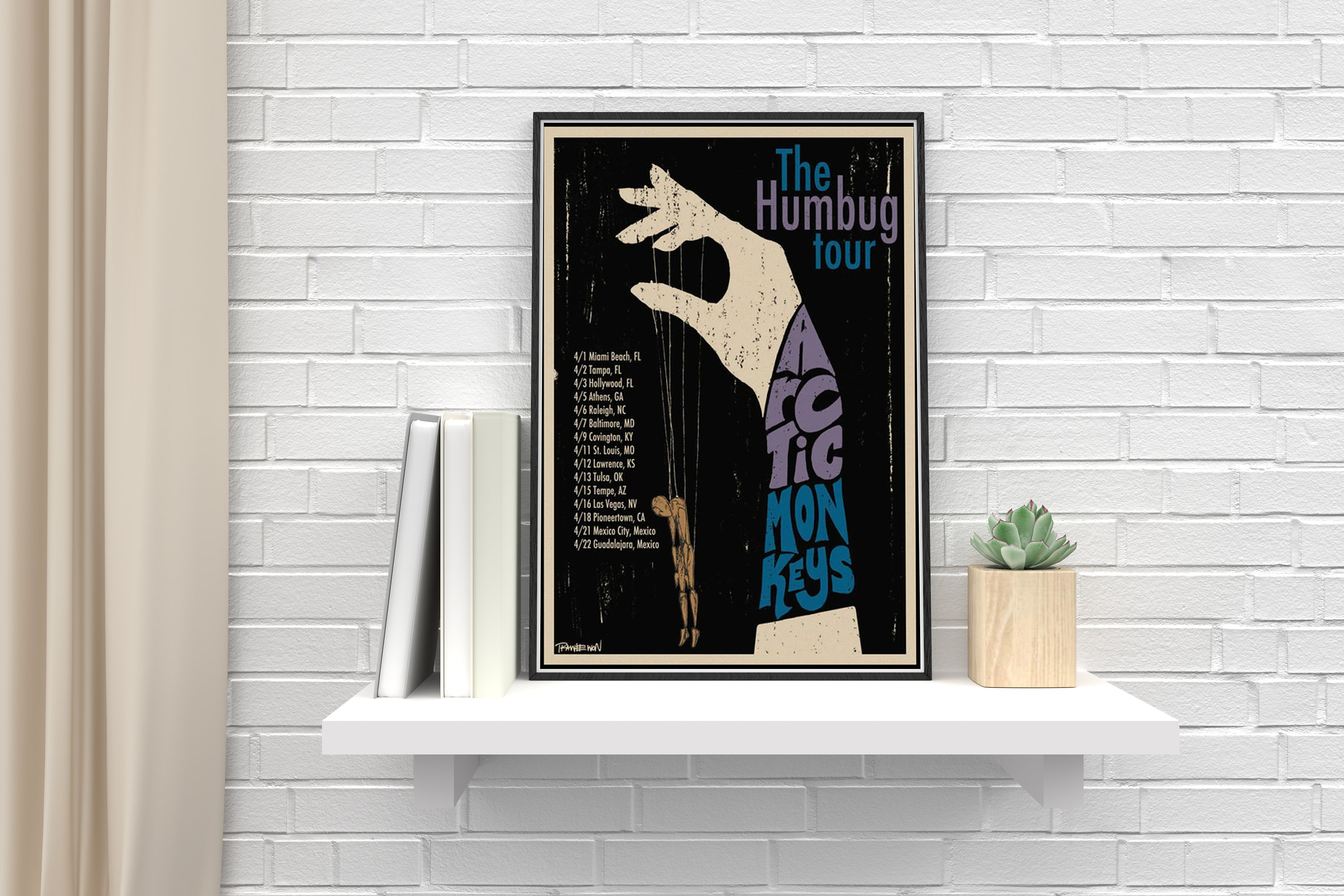 Rock Band Album Kraft Poster - Arctic Monkeys Poster sold by Evelyn Li ...