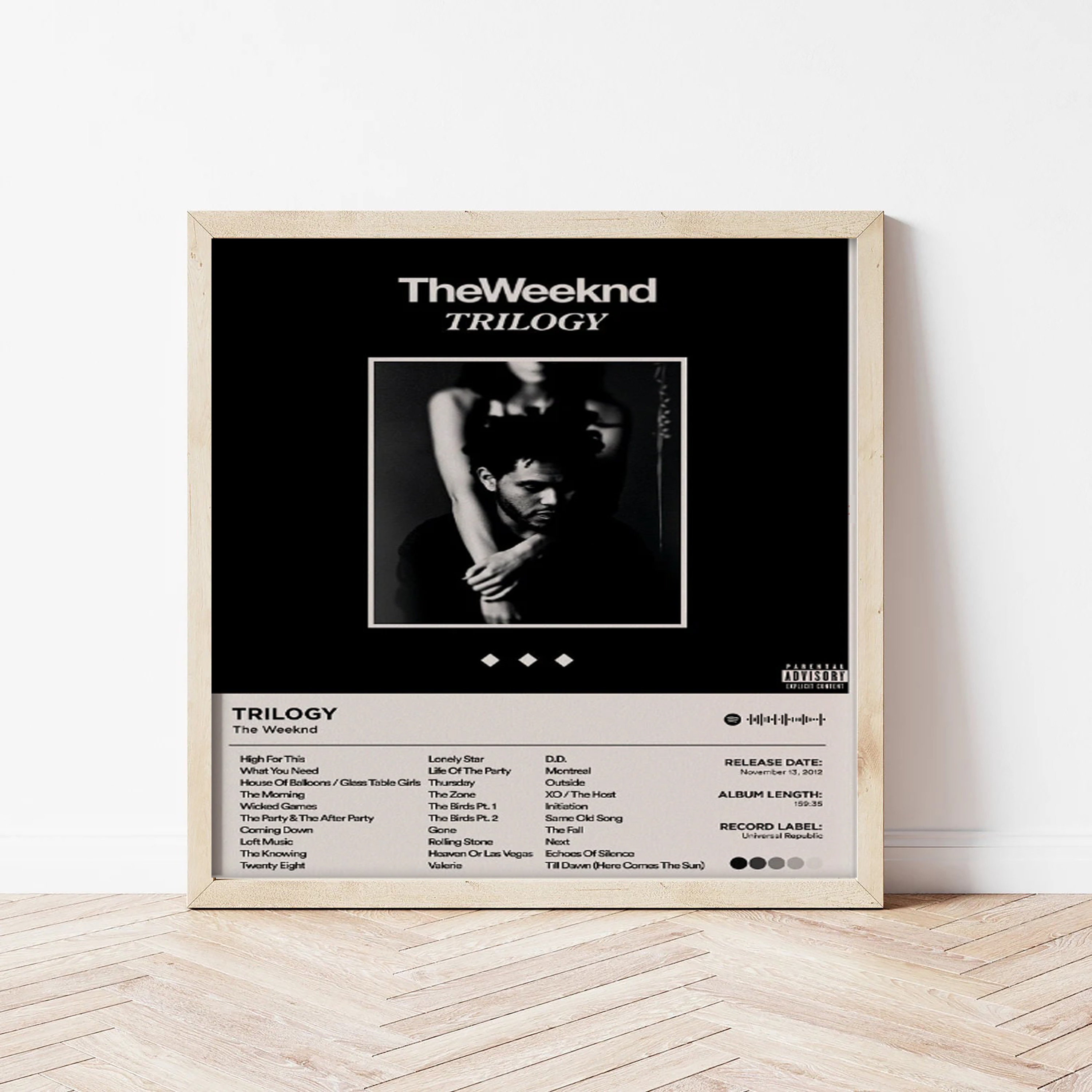 Trilogy The Weeknd Tracklist