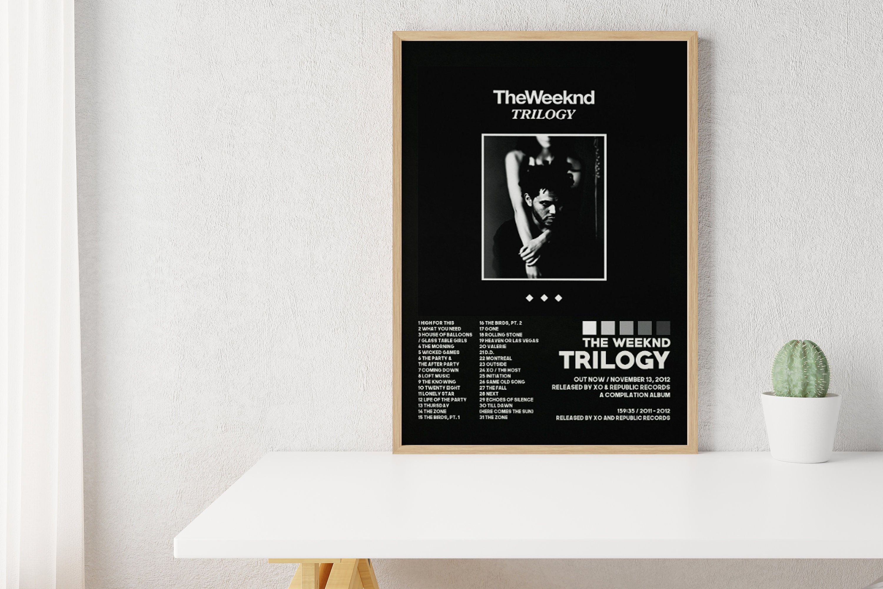 The Weeknd Album Cover Template