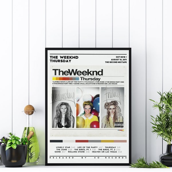 The Weeknd Album Cover Poster - Etsy
