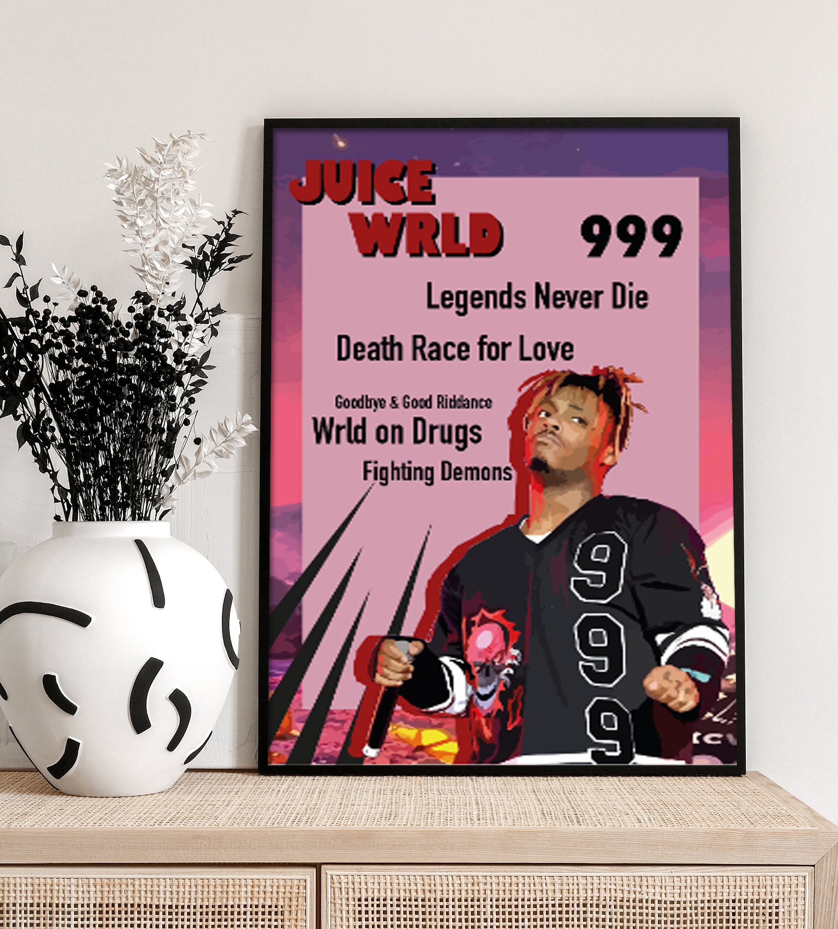 Customized Rapper Album Poster Legends Never Die Album Print - Etsy
