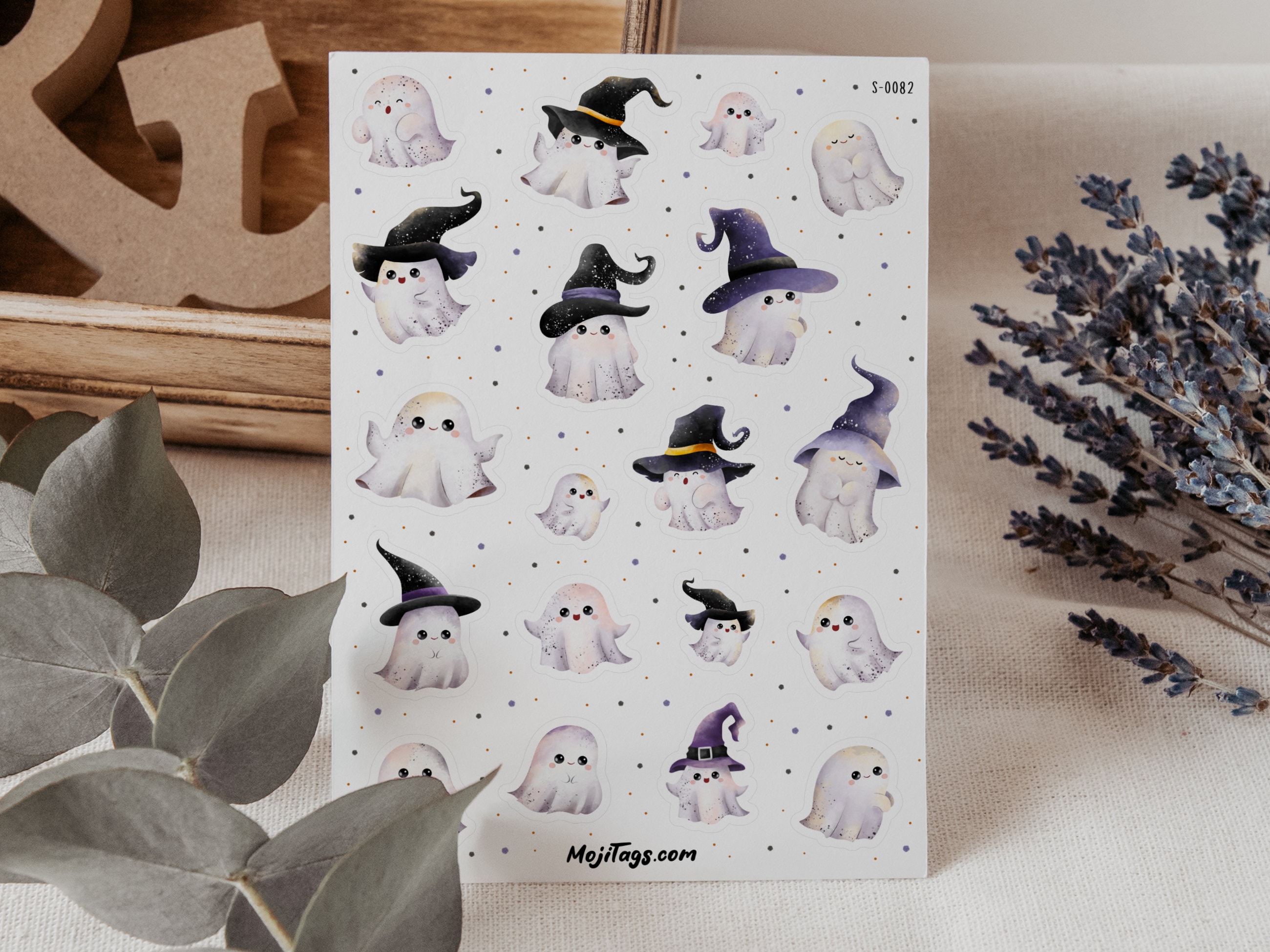 Sticker Sheet Ghosts Scary Ghost Designs Stickers for - Etsy