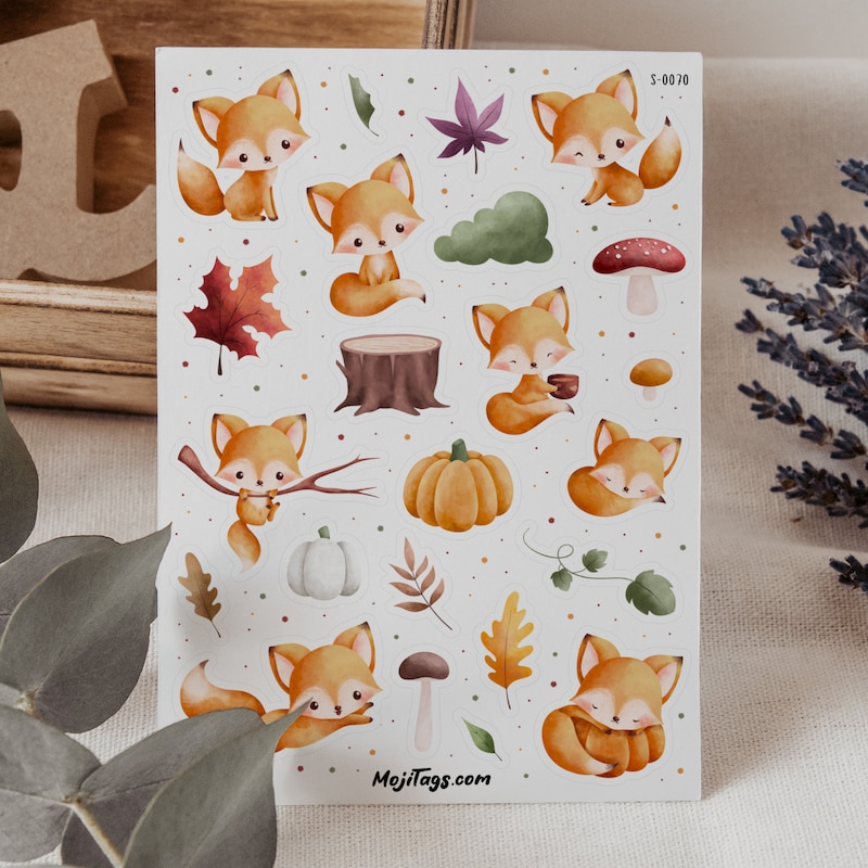 Fox Scrapbook - Etsy